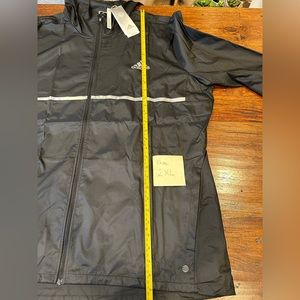 adidas | Jackets & Coats | Nwt Adidas Lightweight Own The Run Black ...